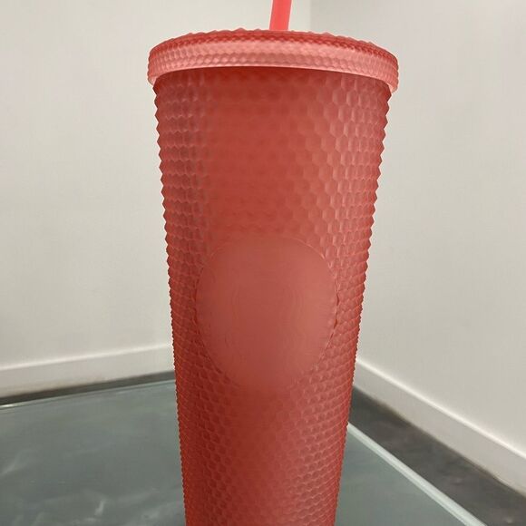 Starbucks | Dining | Starbucksstuddded Matte Pink Tumbler Spring 222 ...